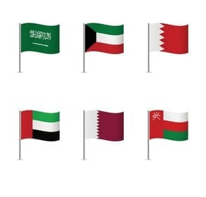 GCC FLAG WITH WOODEN STICK GCC01 – Aldeera mall